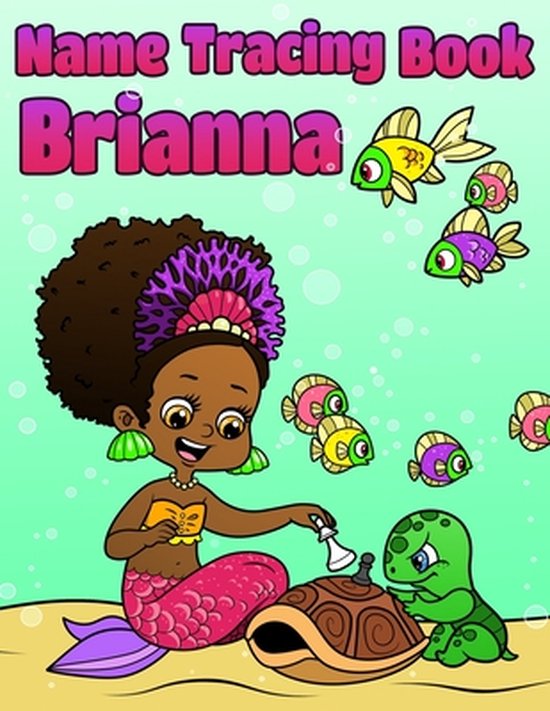 Brianna: Tracing Workbook- Name Tracing Book Brianna, Big Red Button ...