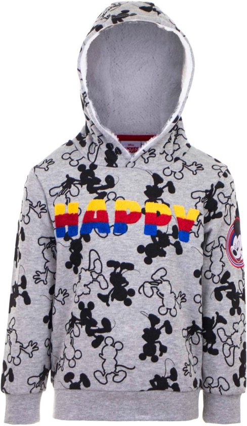 Pull Mickey Mouse - Happy - Gris - 128 | bol