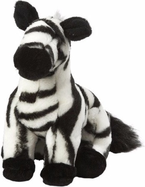 Zebra knuffeltje 18 cm - knuffeldier - Speelgoed dieren knuffels | bol.com