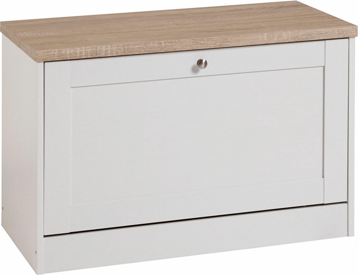 Lieko Schoenenkast 1 Vak Ester Wit - Hout | bol.com