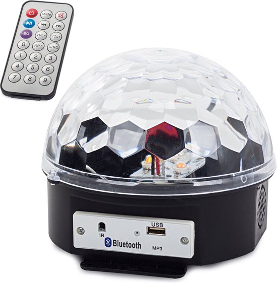 LED discobal mp3 usb bluetooth-projector | bol.com