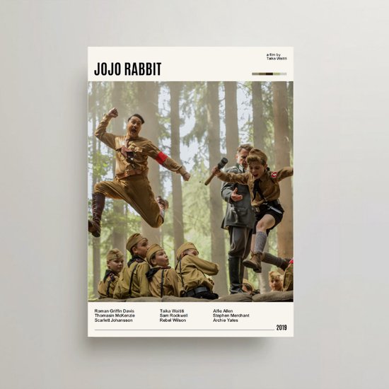 JoJo Rabbit Poster - Minimalist Filmposter A3 - JoJo Rabbit Movie ...