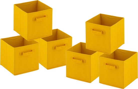 Opbergdozen - Opvouwbare dozen - 28x27x27 cm - Set van 6 stuks ...