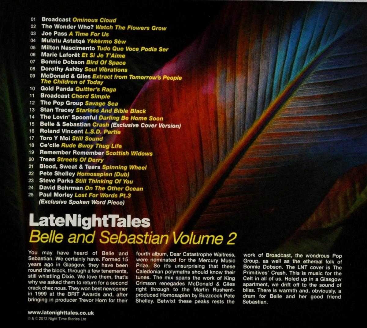 Belle And Sebastian - Late Night Tales Volume 2 (CD), Belle and ...