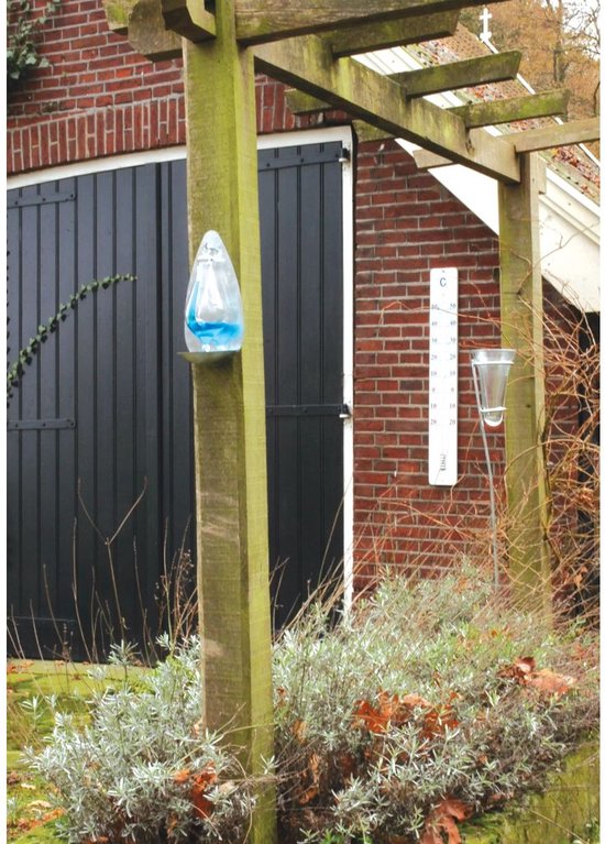 Barometer/donderglas met gietijzer houder | bol.com
