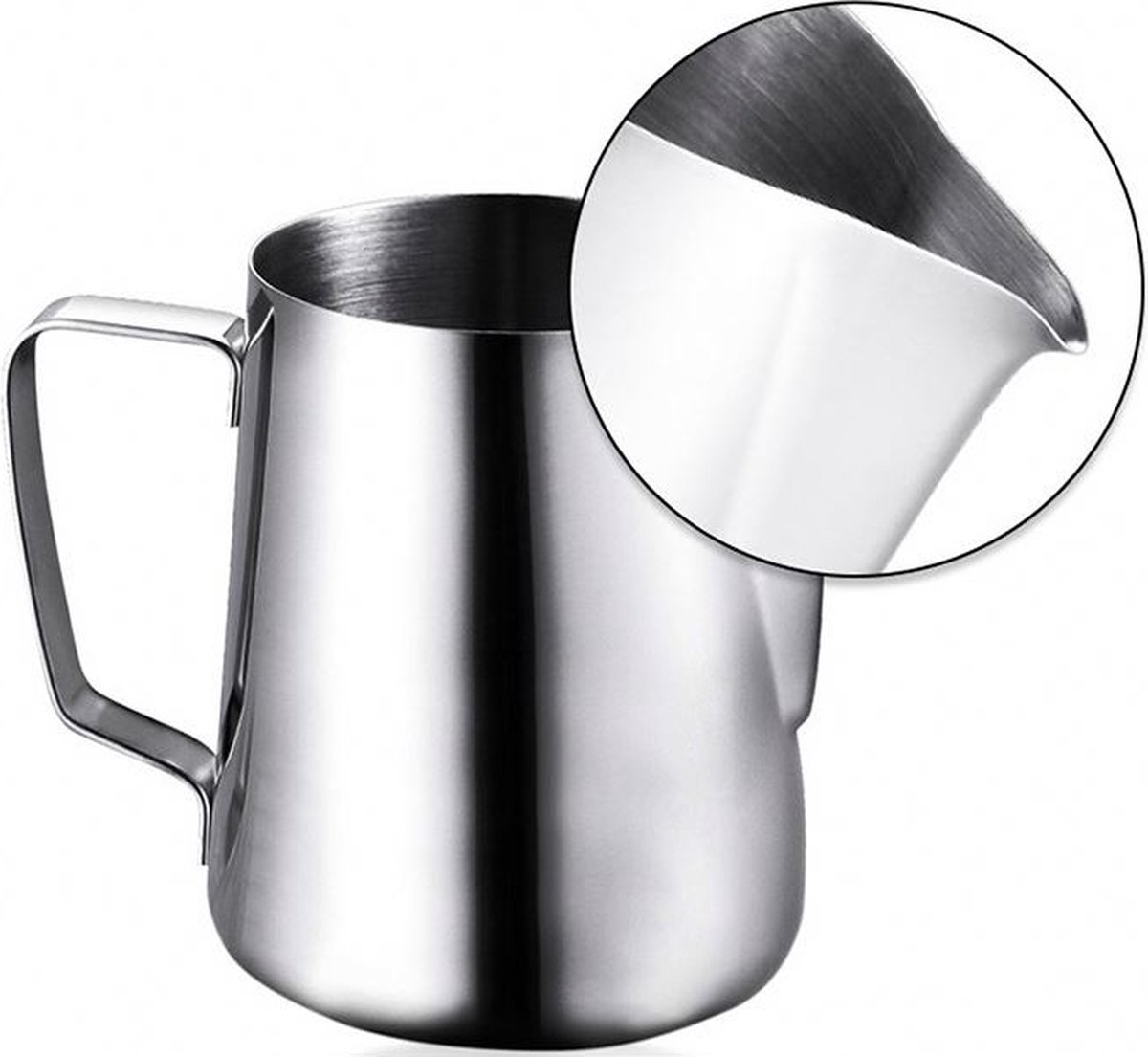 Melkopschuimkan - RVS - Melkkannetje - Barista - Melkkan - 300ML | bol.com
