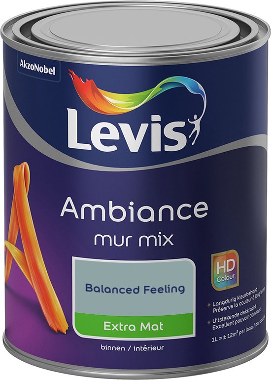 Levis Ambiance Muurverf Mix - Extra Mat - Balanced Feeling - 1L | bol.com