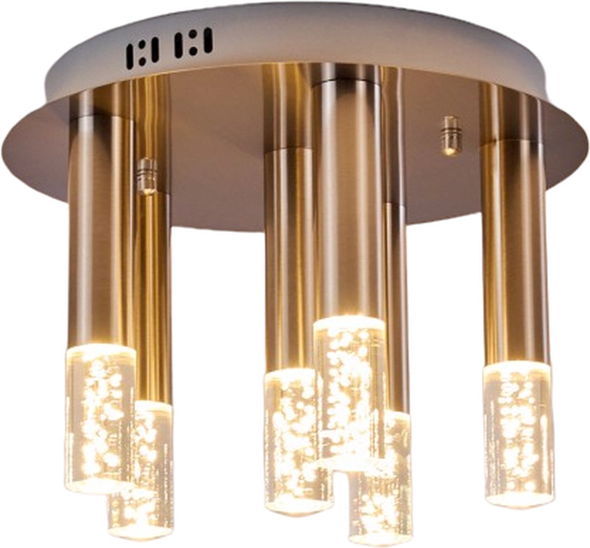 Moderne Ledlamp - Rondom Plafondlamp - Mat Nikkel Muurlamp - Zuinige ...