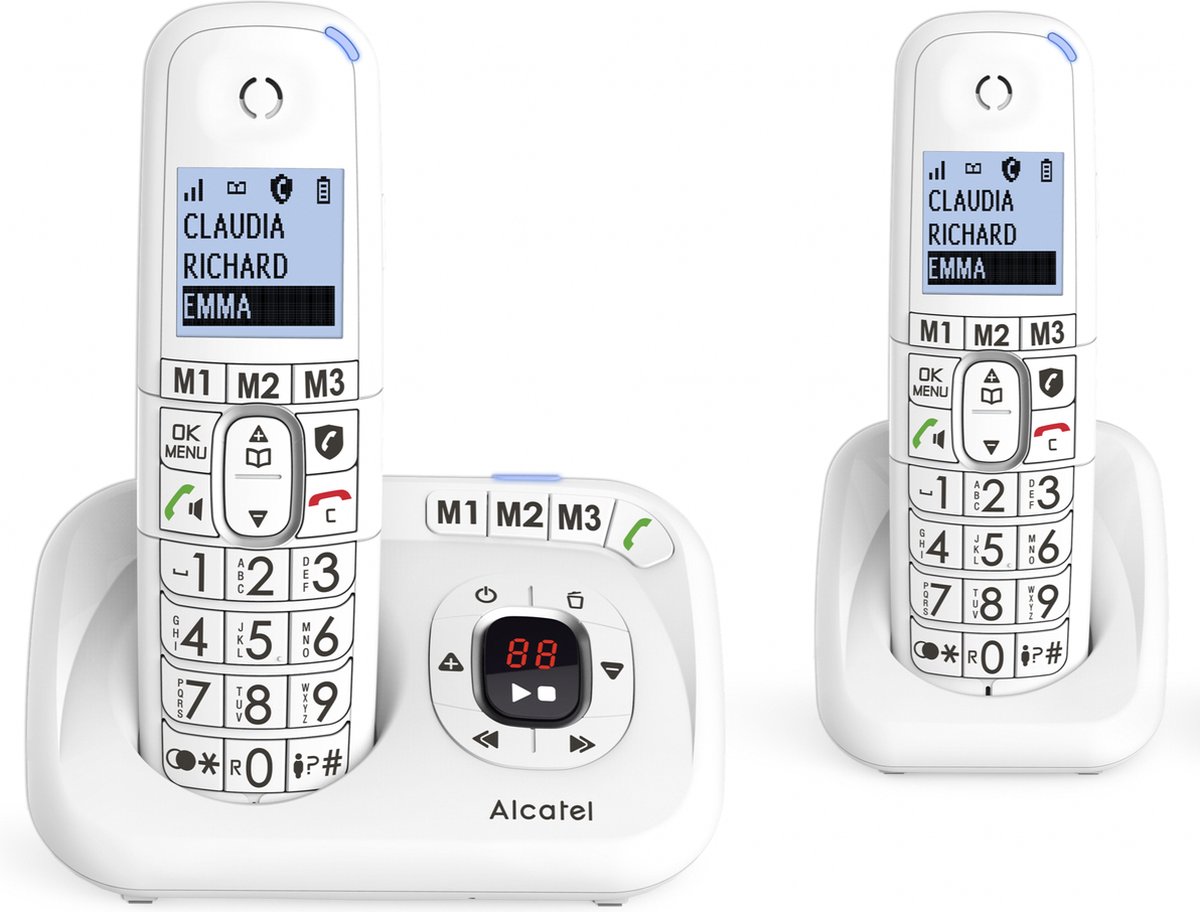 Alcatel XL785 Voice Duo Draadloze Dect Telefoons met Antwoordapparaat ...