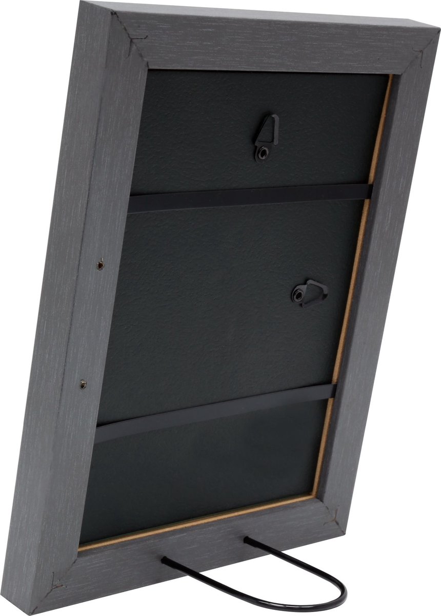 Deknudt Frames Cadre photo gris avec rebord surélevé, aspect peint ...