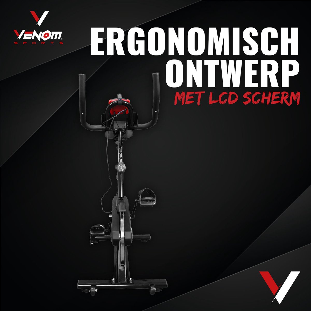 Venom Sports Indoorfiets – Spinningfiets – professionele indoor fiets ...