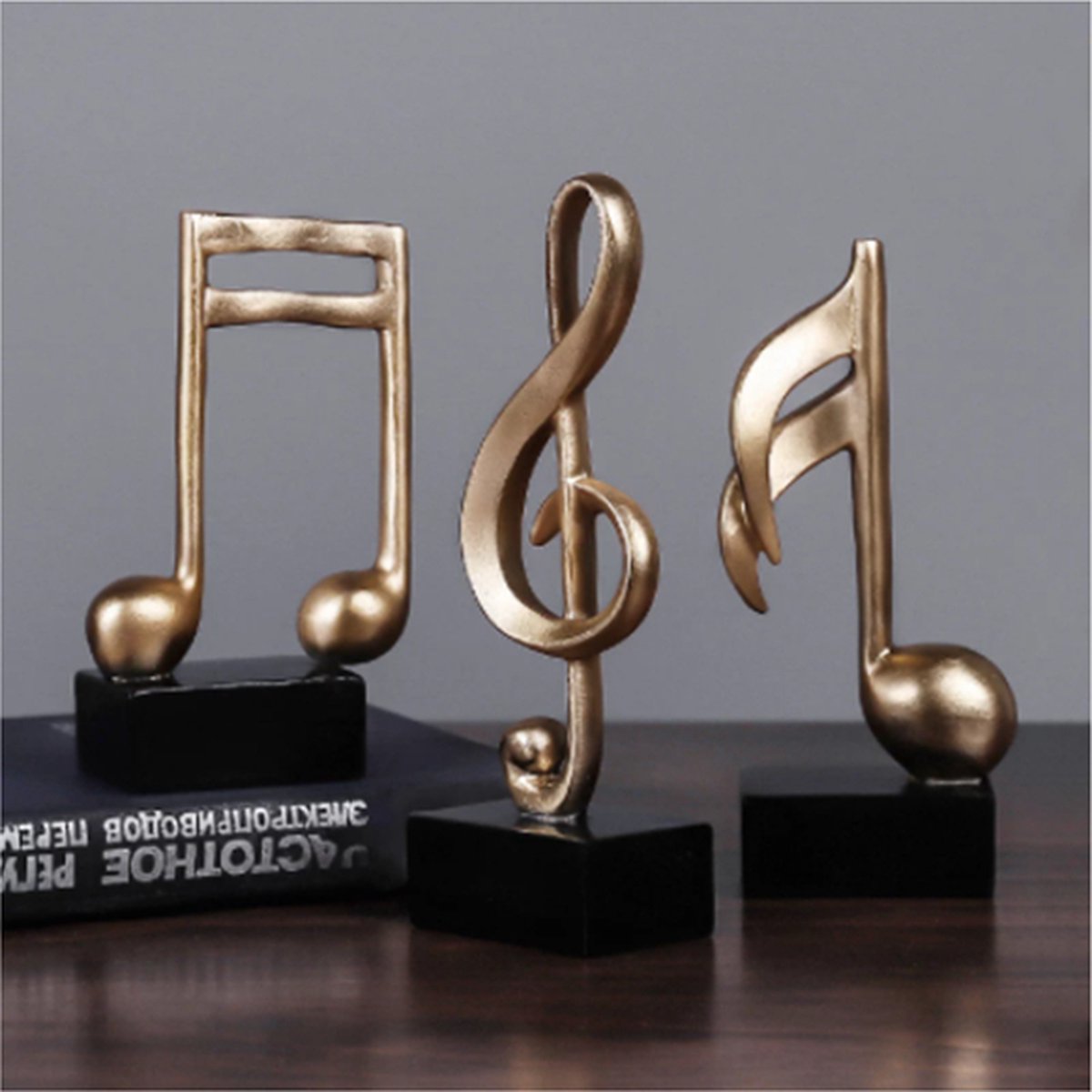 Muziek Beeldje - Decoratie Woonkamer - Minimalistische Muzieknoot ...