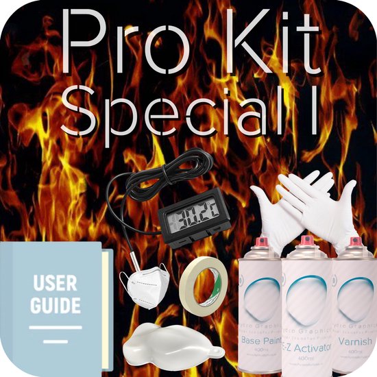 Hydro Graphics Flames Dip Kit, Water Transfer Printing Hydro Dipping ...