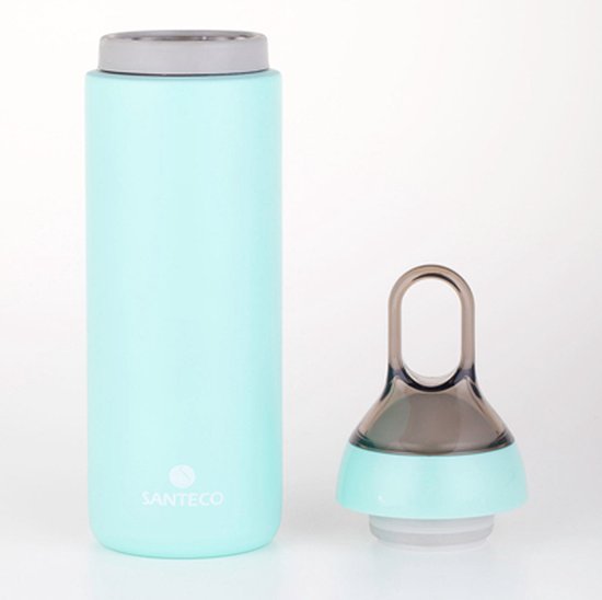 Santeco YOGA Dubbelwandige Isolerende Drinkfles in Inox Mint 500 ml | bol.com