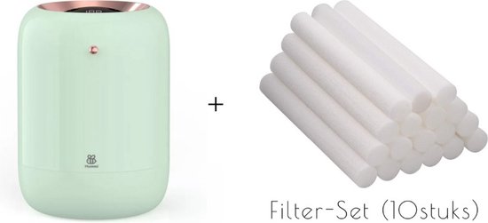 Hummi Dual Mist Mint Groen Met Filterset (10Stuks) - 1Liter - Draadloos ...