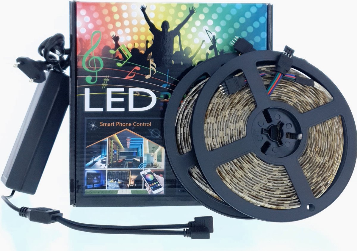 LED 10 mètres | Bande LED RVB 10 mètres | IP65 étanche à l'eau et à la ...