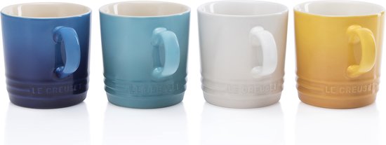 Le Creuset - Riviera - Koffiebeker 200ml - Set van 4 Stuks | bol.com