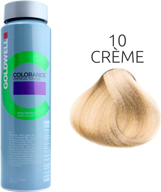 Goldwell - Colorance - Express Toning - 10 Crème - 120 ml | bol