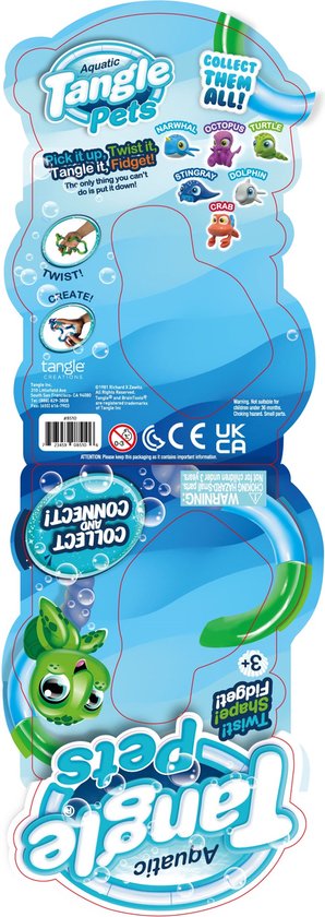 Tangle Pets Aquatic - Stingray - The Original Fidget | bol