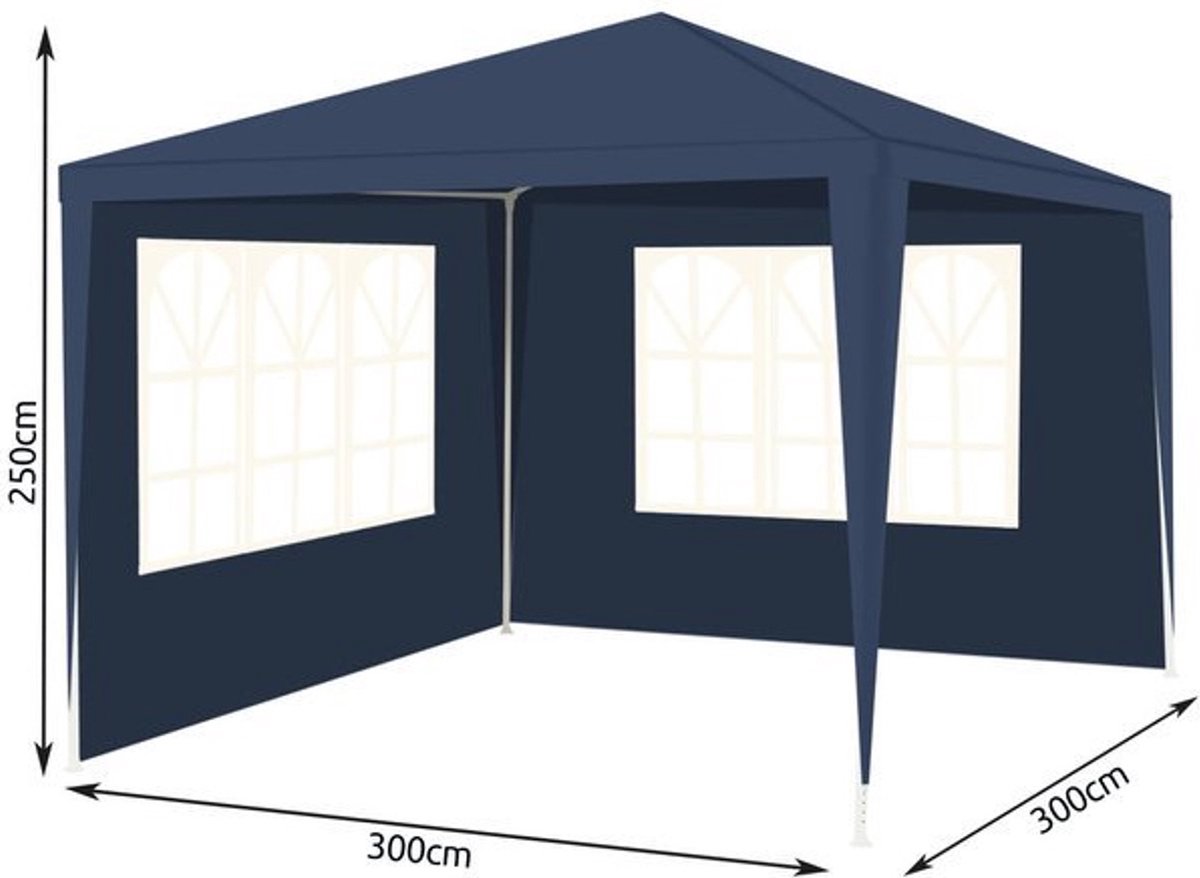 Partytent - Tent - 300 x 300 - Feesttent - Overkapping - Ronde ...