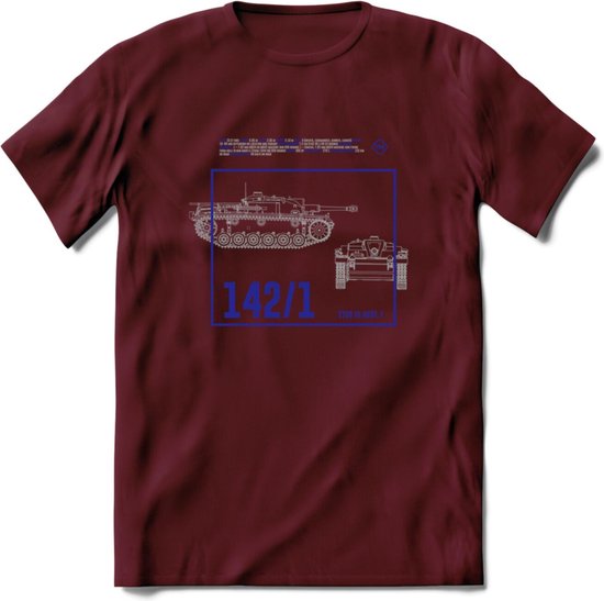 Stug 3 Tank Destroyer leger T-Shirt | Unisex Army Tank Kleding | Dames ...