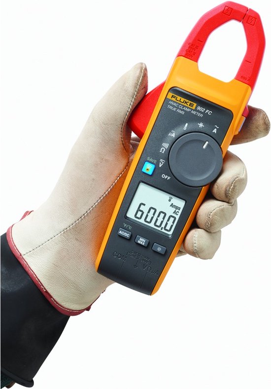 Fluke 902 FC Stroomtang, Multimeter Digitaal CAT III 600 V, CAT IV 300 ...