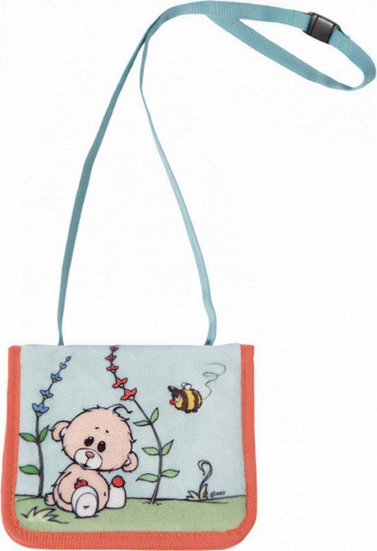 nektas Classic Bear junior 13 x 10 cm pluche blauw | bol.com