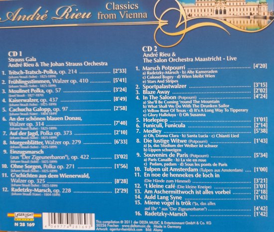 André Rieu - CD Classics from Vienna, Joseph Haydn | Muziek | bol
