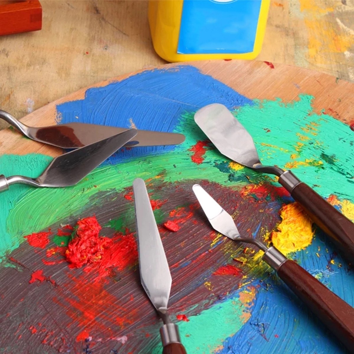 Schilderen met paletmes voor verven boetseren - Schildersmes ...