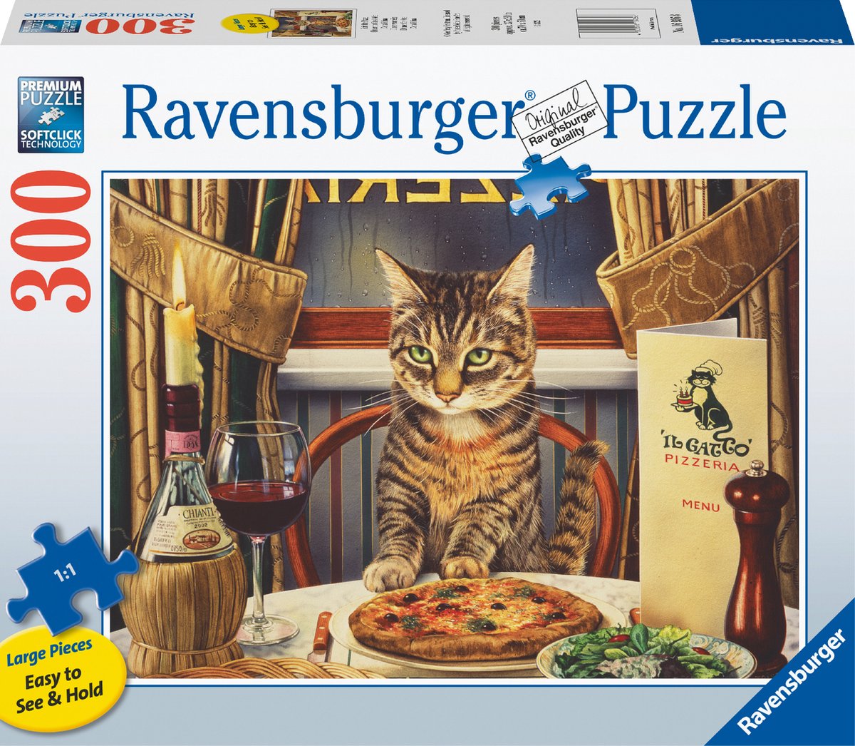 Ravensburger puzzel Dinner for One - Legpuzzel - 300 stukjes extra ...