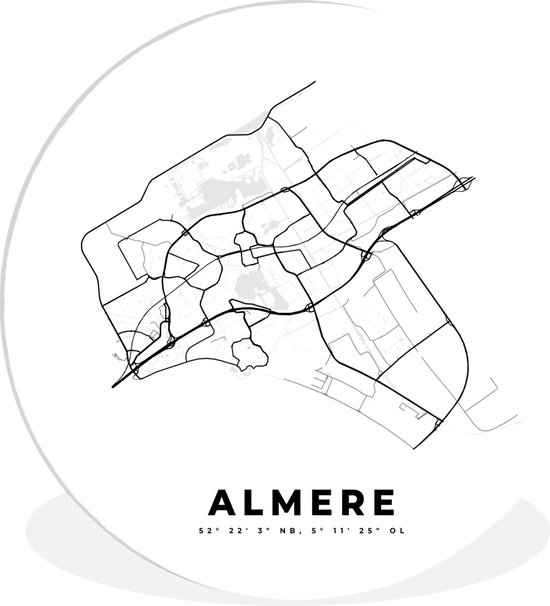 Wall Circle - Wall Circle Indoor - Map - Map - City Map - Almere - Pays ...