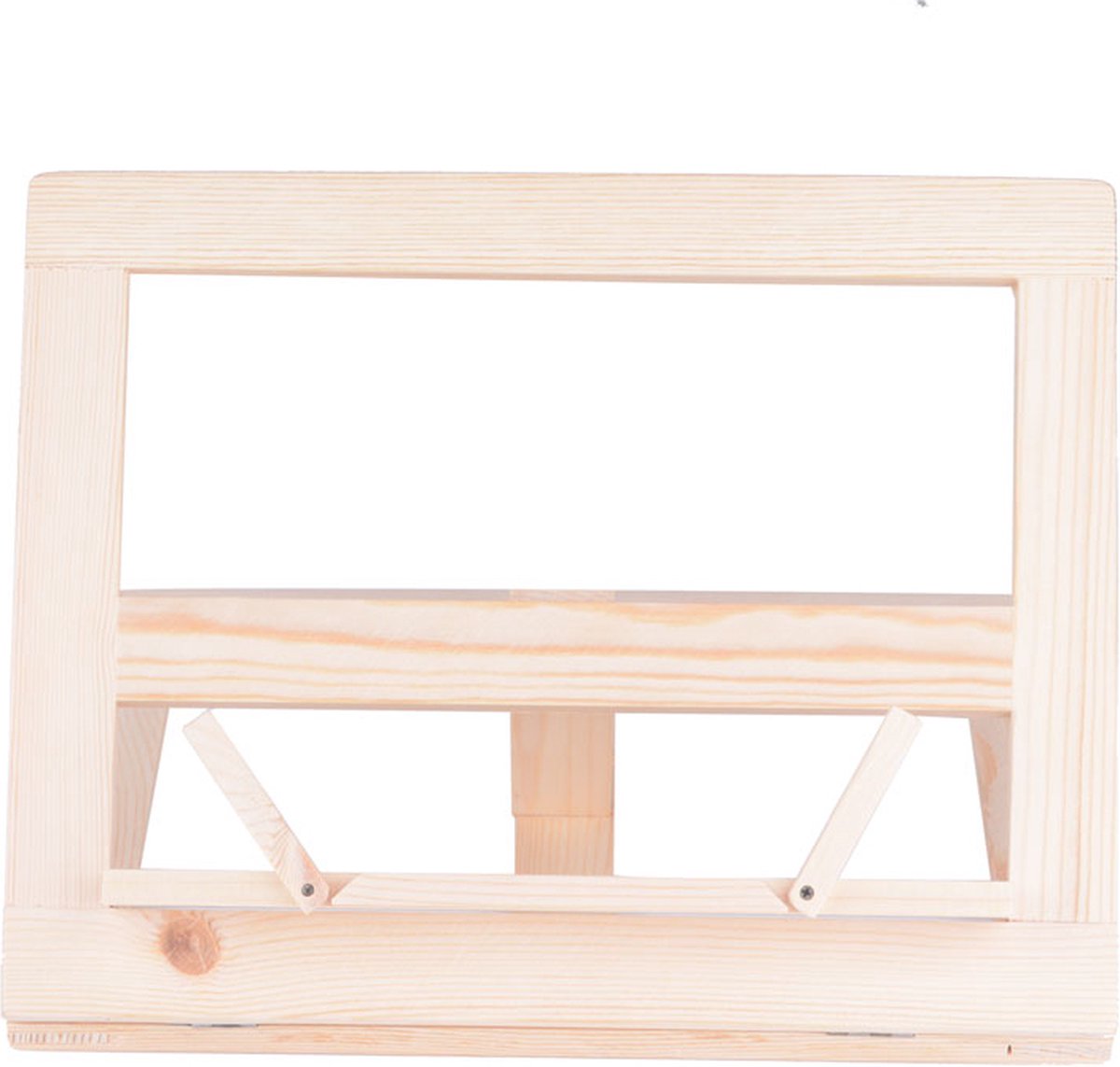 Houten boekenstandaard - Naturel | bol.com