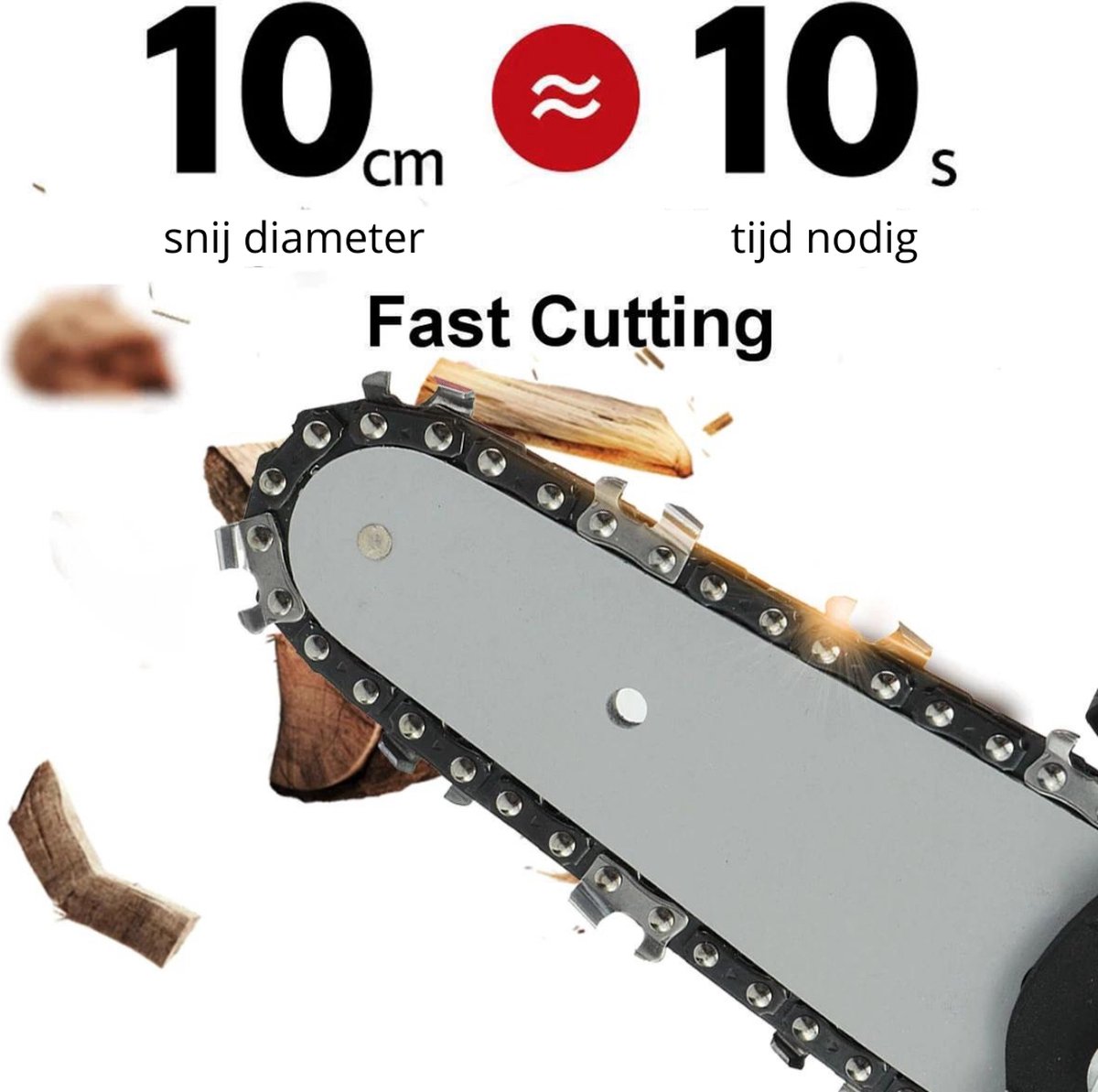 PiProducts Kettingzaag - Mini Kettingzaag - Elektrische Kettingzaag ...