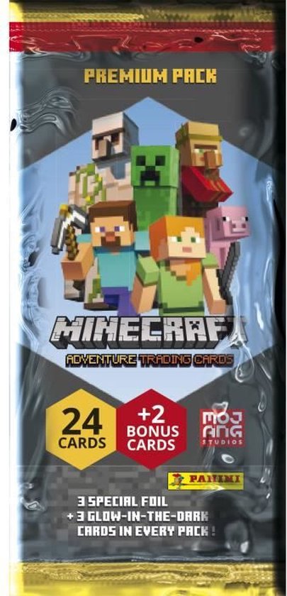 MINECRAFT TRADING CARDS - PREMIUM PACK | Games | bol