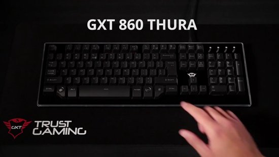 Trust GXT 860 Thura - Semi-Mechanisch Gaming Toetsenbord - Azerty | bol