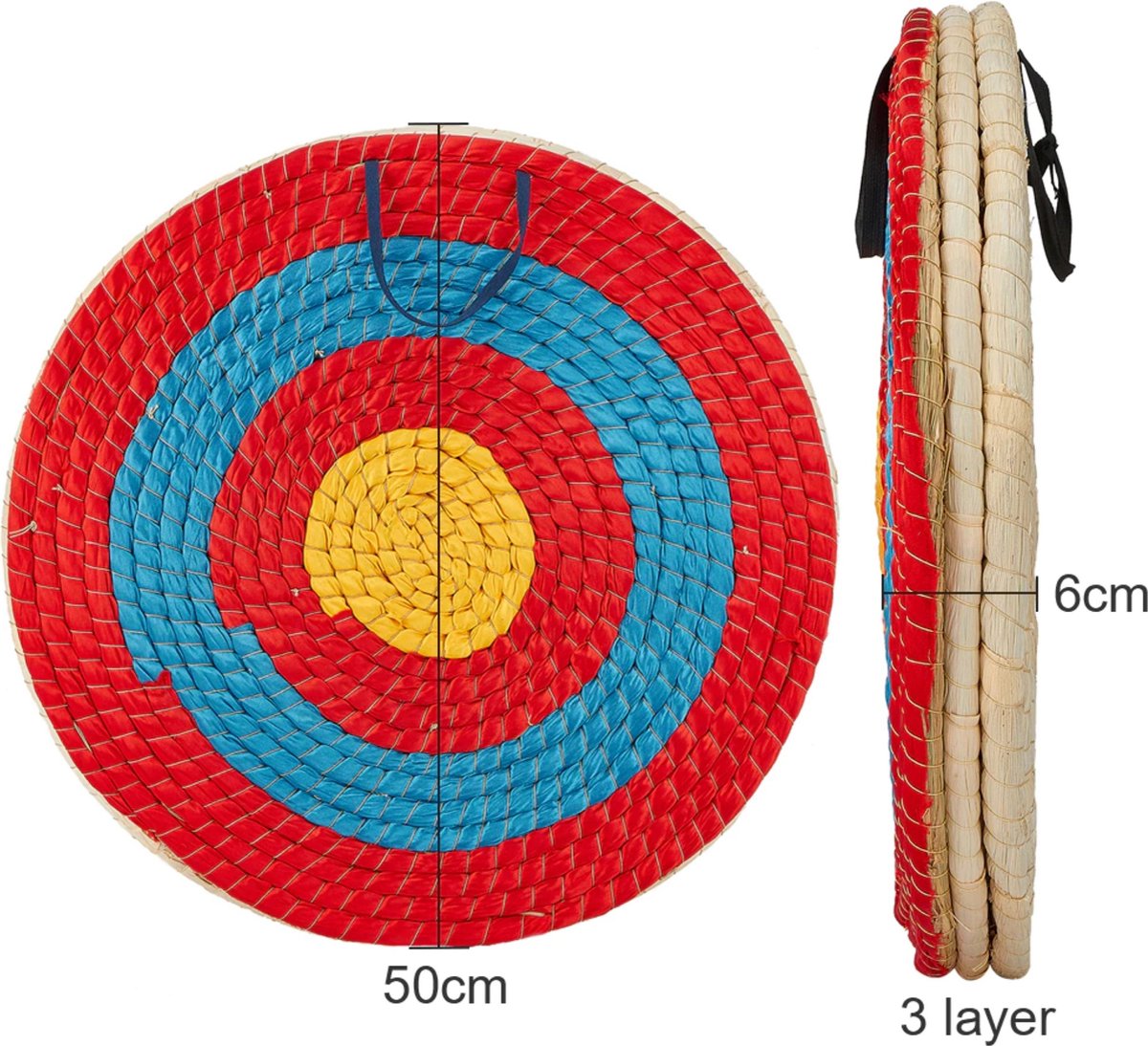 FLY-Schietschijf voor Boogschieten-50Cm 3 Laags-Pijl en Boogschieten ...