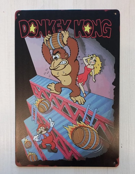 Game Room Sign - Donkey Kong | bol.com