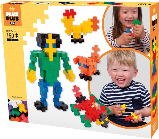 Plus-Plus BIG 150 delige bouwset - 3272 - Bouwspeelgoed voor peuters ...