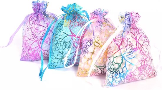 Organza Zakjes - Wit 100 Stuks - 15 x 20 cm - Cadeauzakjes ...