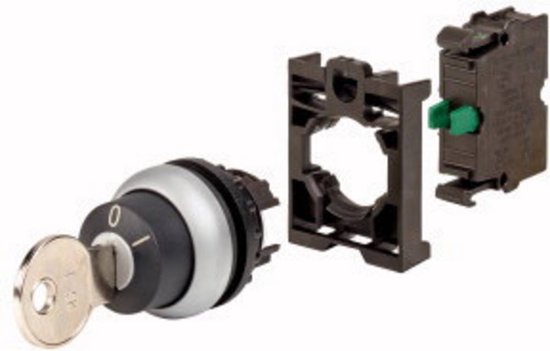 Eaton M22-WRS-K10-BVP Sleutelschakelaar Kunststof frontring Sleutel Zwart 1 stuk(s) | bol