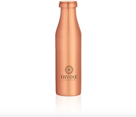 DIVINE COPPER - Koperen Drinkfles - Koperen Waterfles - Handgemaakt ...