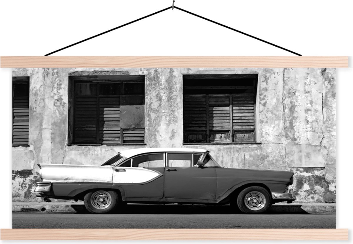 Vintage auto - zwart wit | bol.com