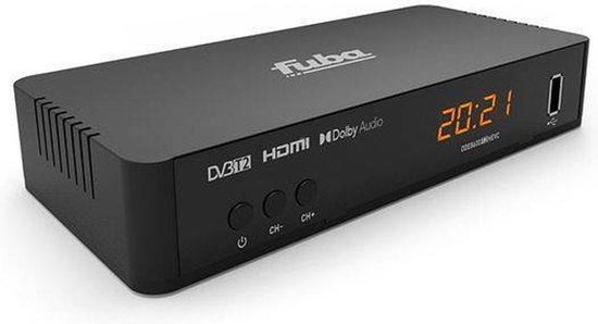 FUBA ODE8600 DVBT/T2 HEVC-decoder, ideaal voor ontvangst van het nieuwe ...