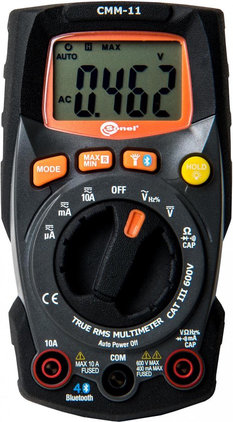 Sonel CMM11 TRMS multimeter - CAT III 600V | bol.com
