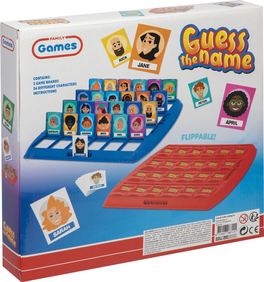 Grafix Klassiek Bordspel Guess The Name | Raad de Naam | Uren ...
