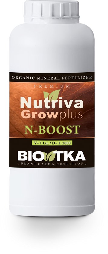 NUTRIVA GROW PLUS (N-Boost) 1Liter (plantvoeding - biologische voeding ...