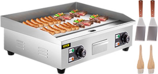 BeBetter®| Elektrische Grillplaat - Bakplaat Horeca - Elektrische ...