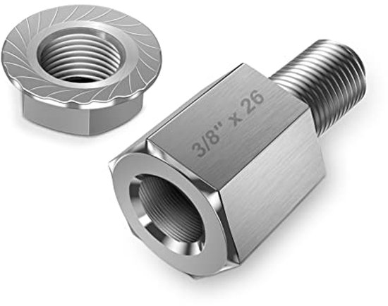 Universele koppelingsadapter voor fietskar - Fietsasadapter 3/8 Inch x ...