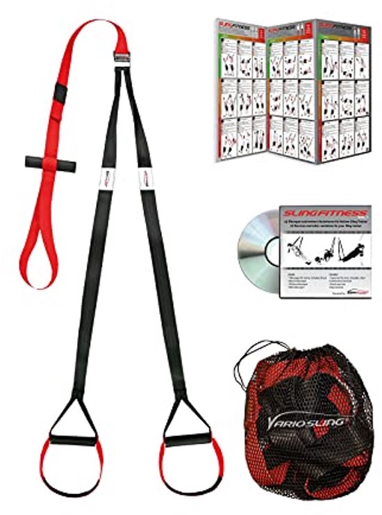 Suspension Trainer Set voor Thuis - Sling Trainer Kit met Oefening ...