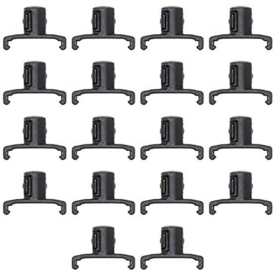 1/4 inch Dura-Pro Twist Lock Sockel Clips - 15 Stuks voor ...